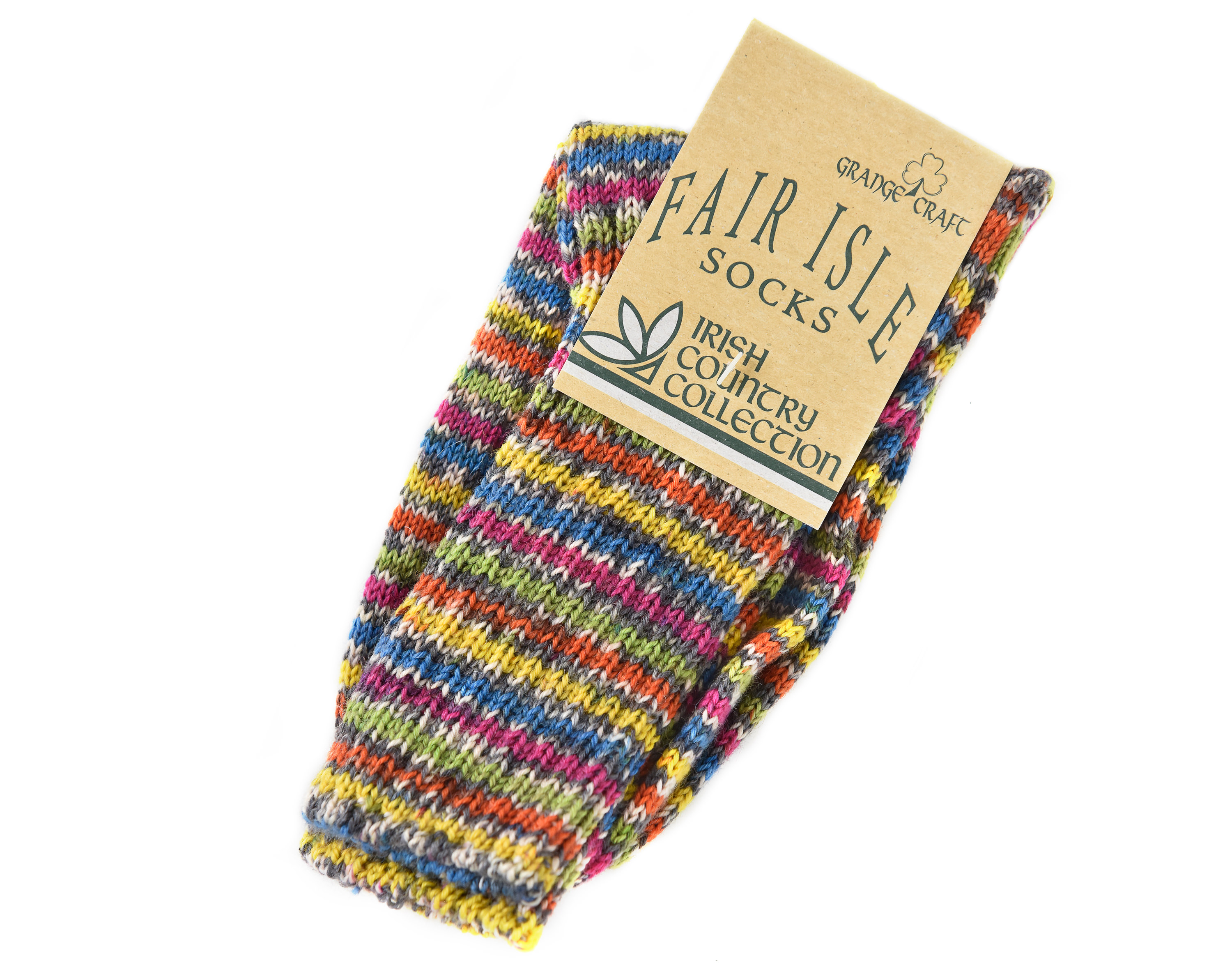 Coloured woollen Irish walking socks for men and women | Irish Inspiration