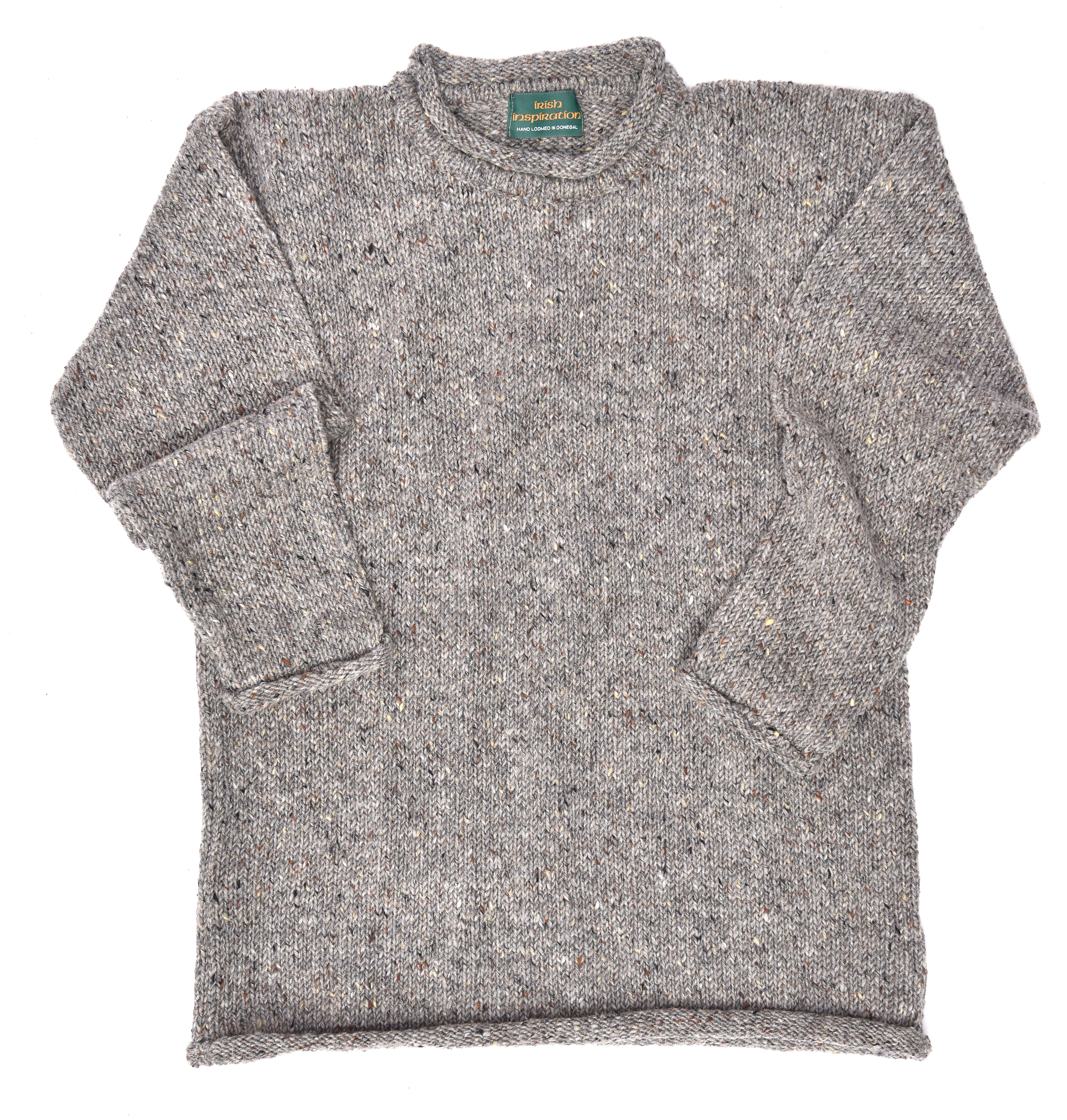Irish roll neck sweaters, Donegal tweed woollen knitwear for men and ...