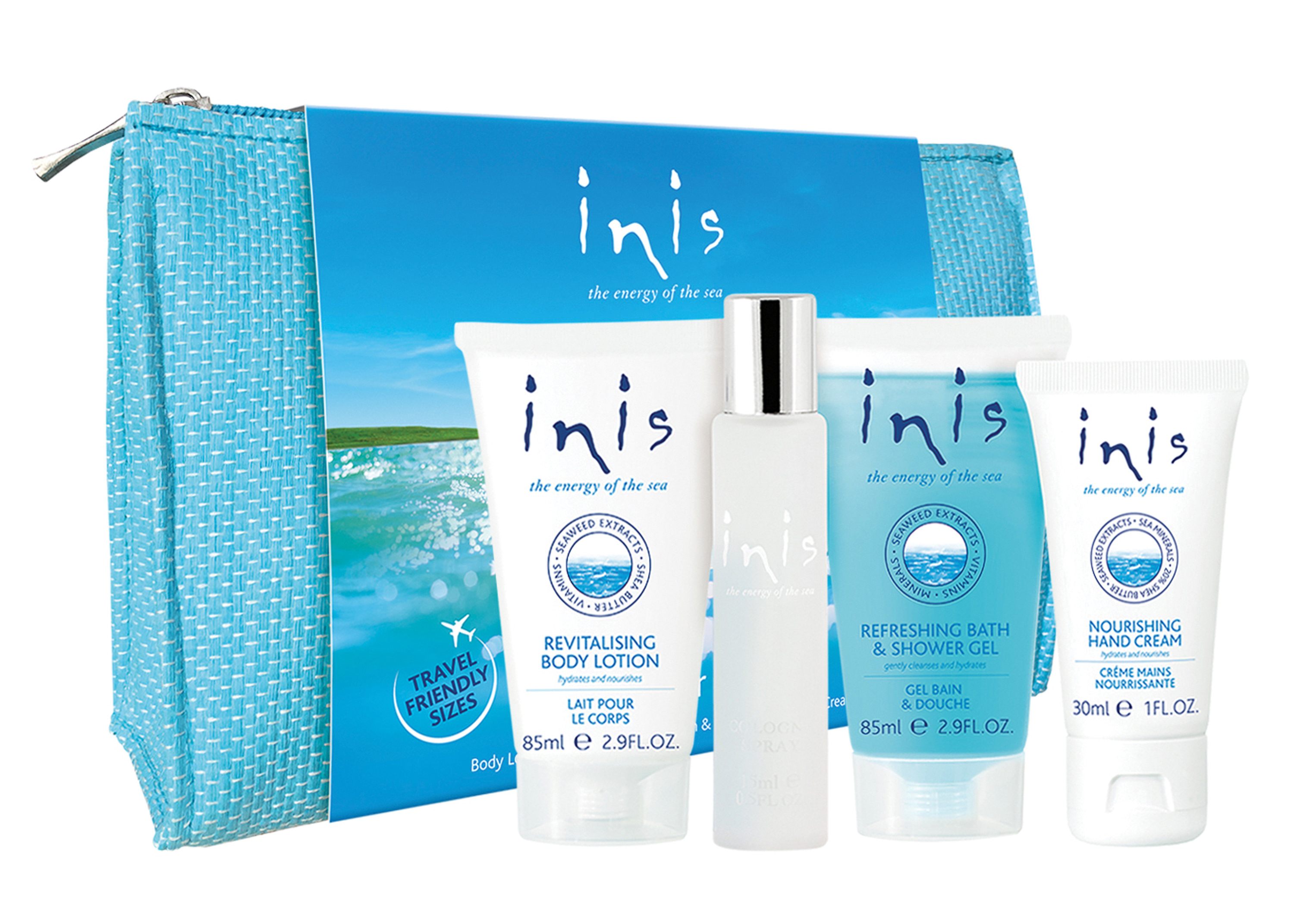 Inis Energy of the Sea Voyager Gift Set containing four essential Inis ...