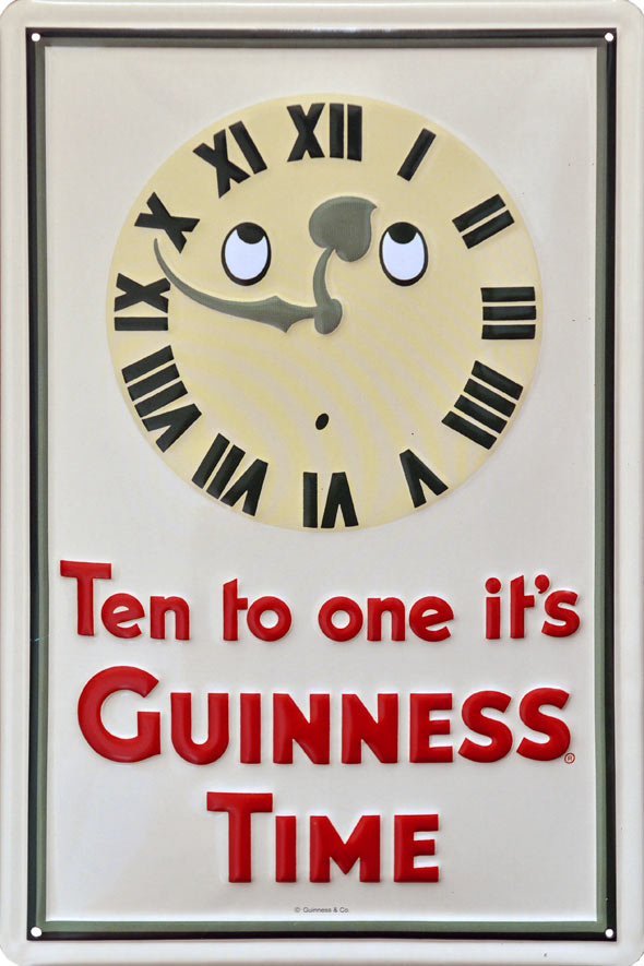'Ten to One It's Guinness Time | Irish Inspiration
